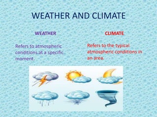 Weather and climate paula | PPTX