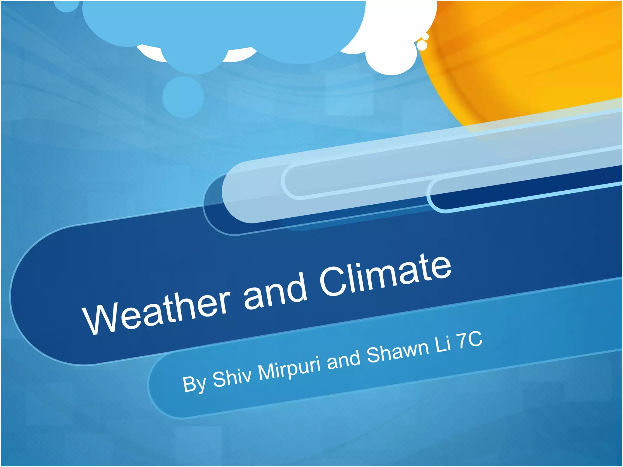 Weather and climate 7C | PPT