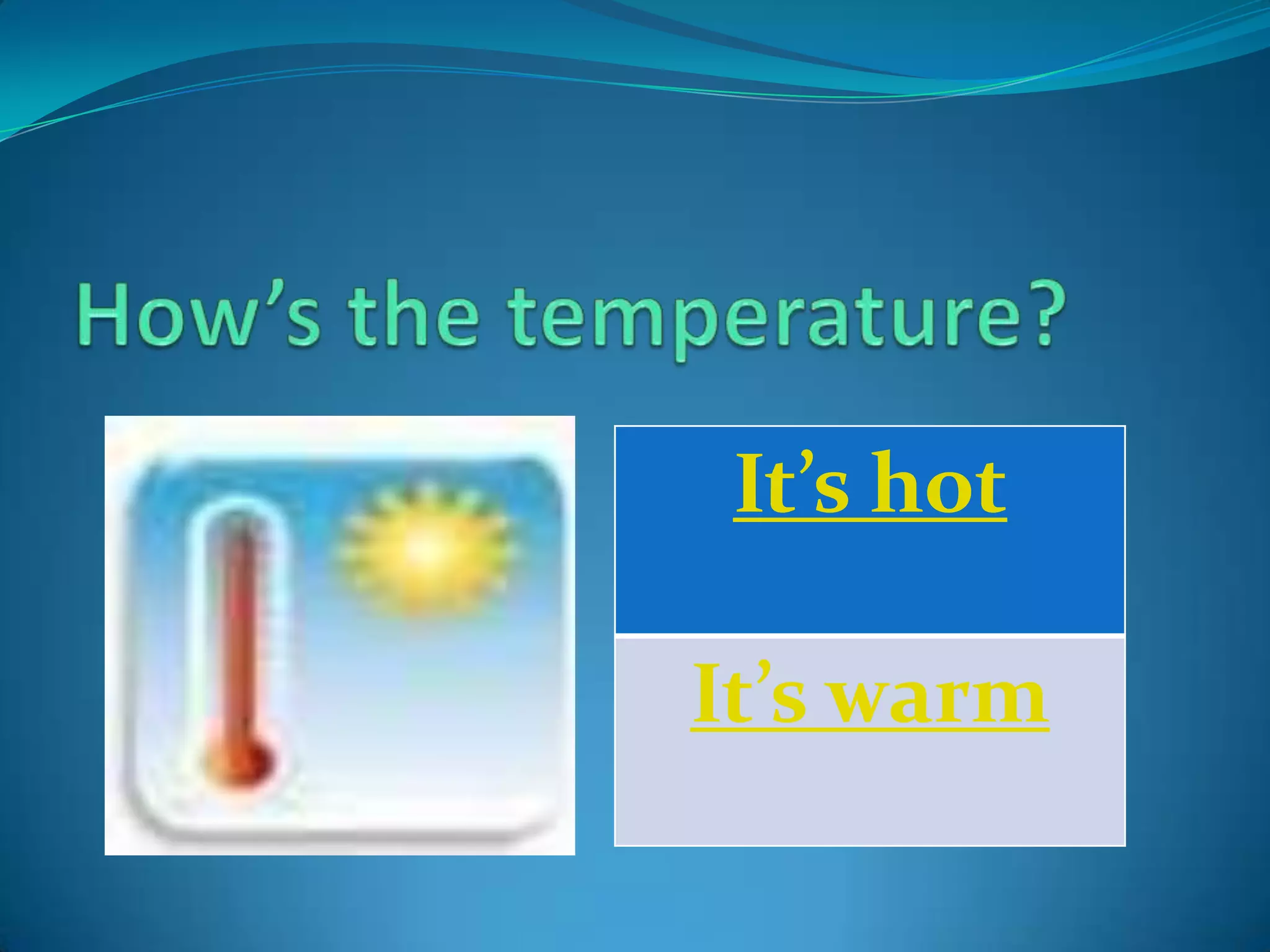 Weather and temperature | PPSX