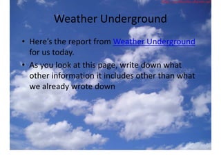 Weather And Water | PPT