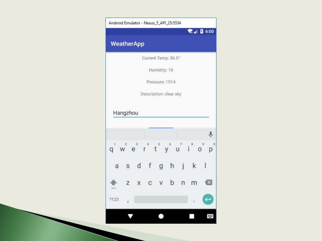 Weather app presentation | PPT