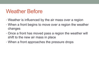 Weather around Fronts and Cyclogenesis | PPTX