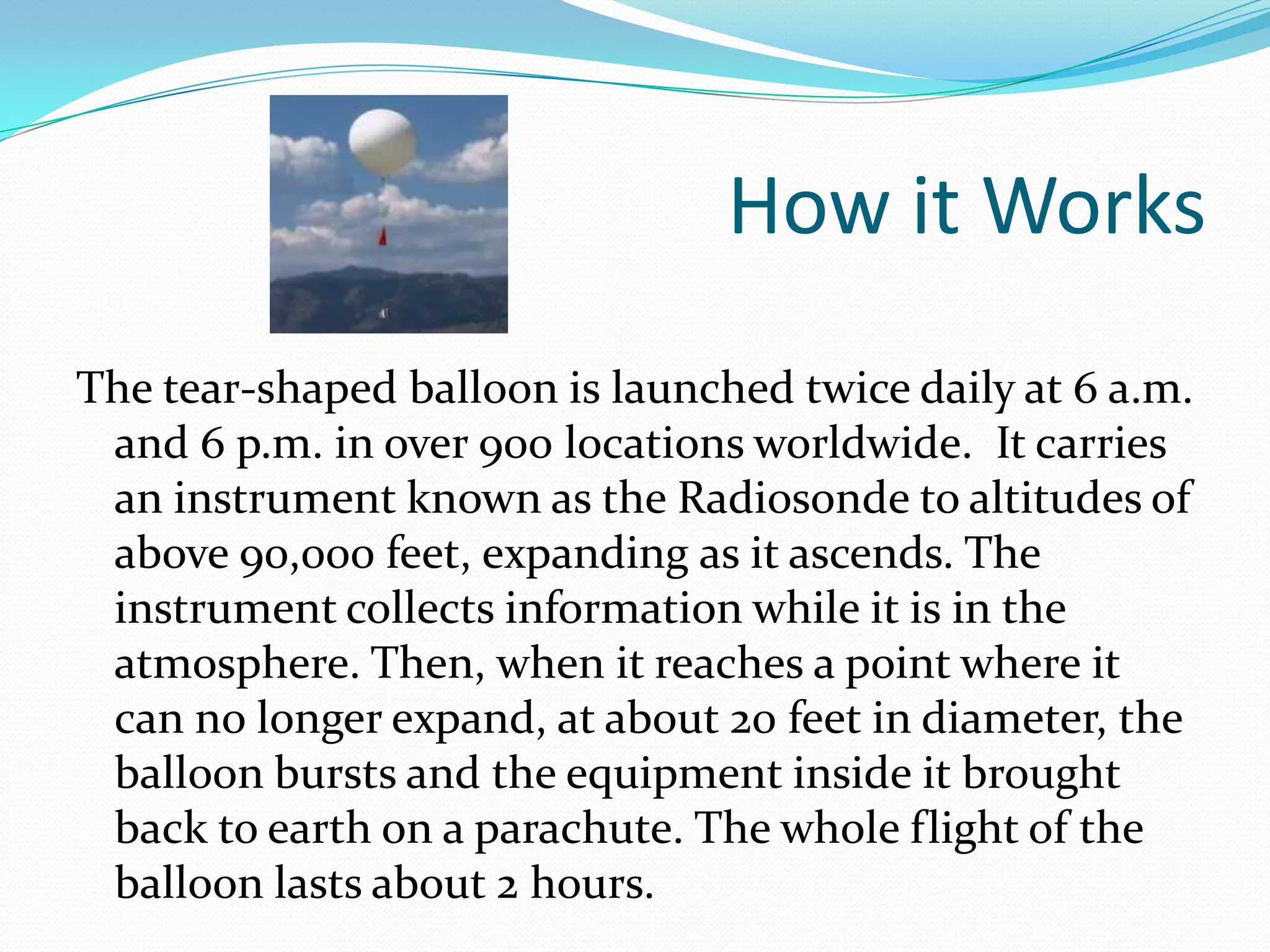 Weather balloon pd. 5 | PPTX