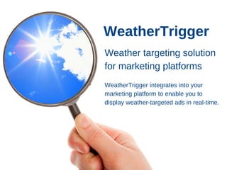 Weather Targeted Advertising | PPT