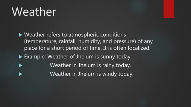 Weather and climate IG | PPT