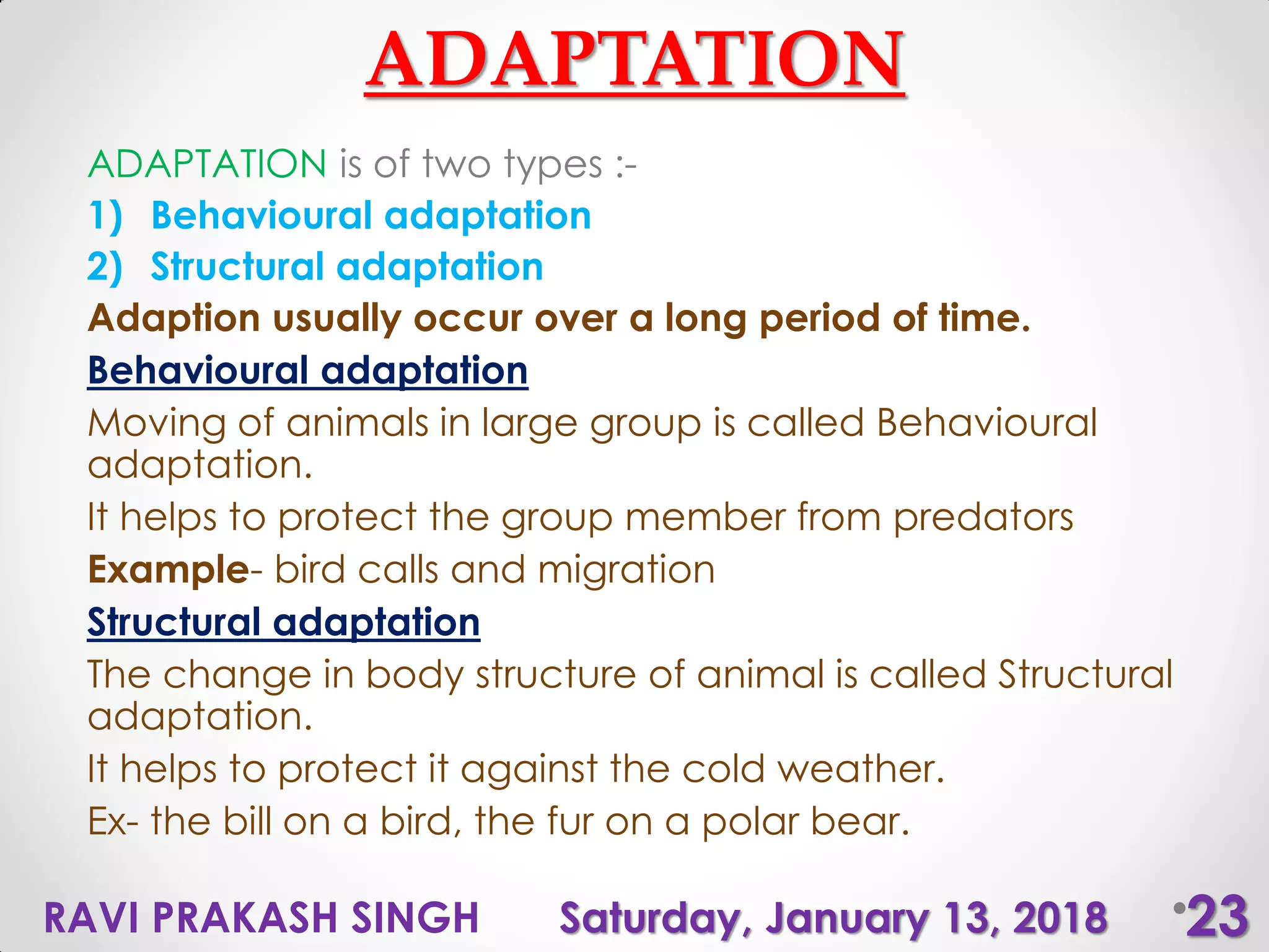 Weather, climate and adaptations of animals class-7 | PDF