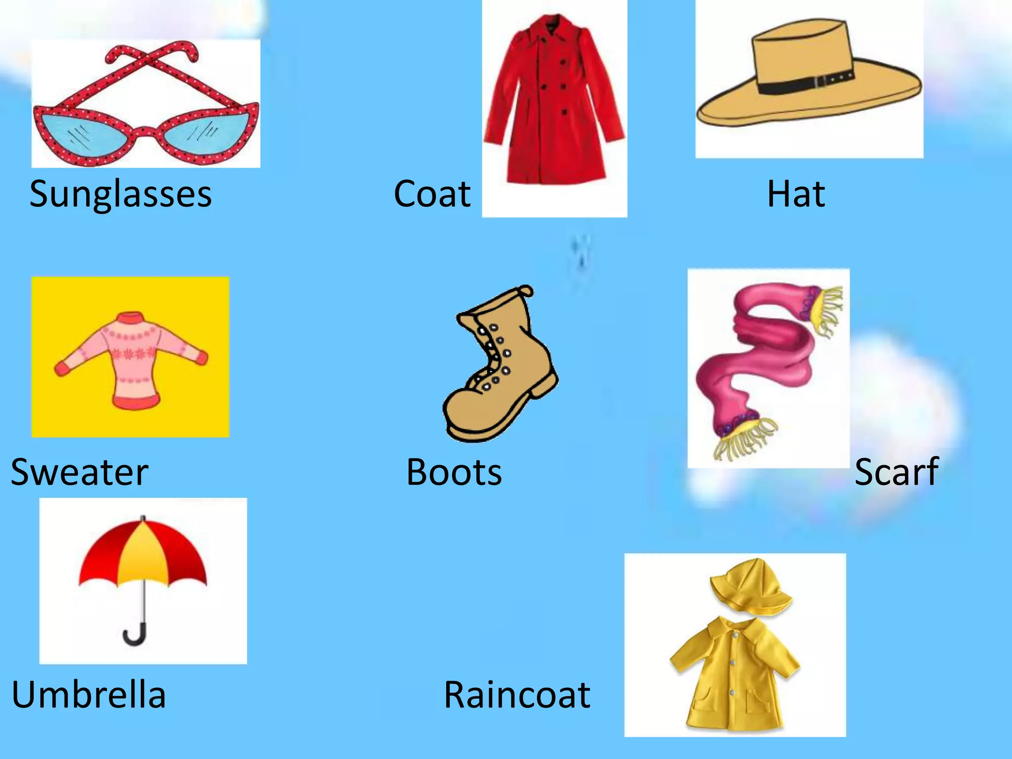 Weather, clothes and seasons | PPTX