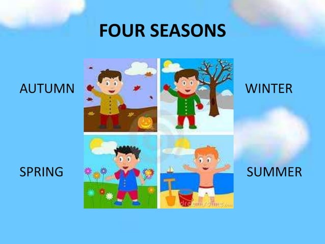 Weather, clothes and seasons | PPTX