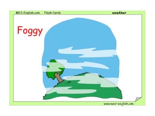 Weather conditions flashcards | PPT