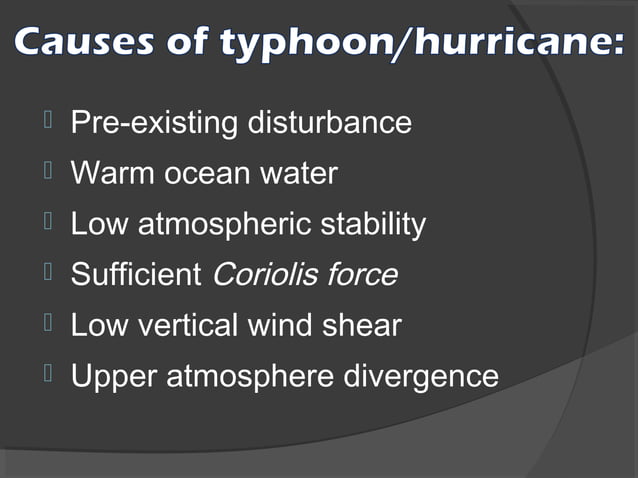 Weather disturbance | PPT | Disasters
