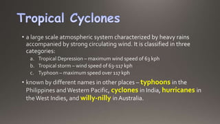 Weather disturbances | PPTX
