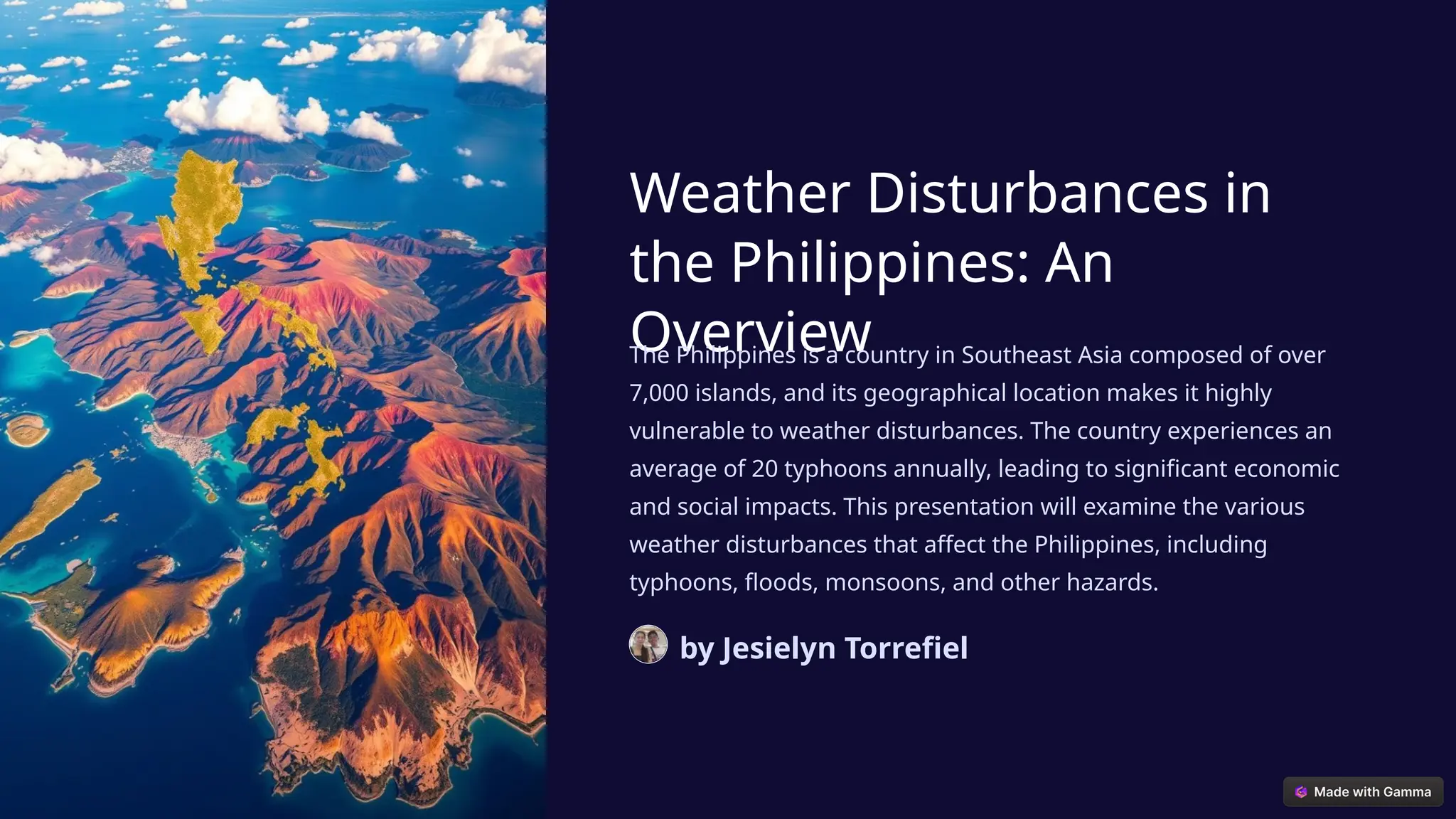Weather disturbances in the Philippines. | PPTX