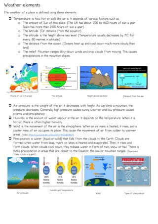 Weather elements | PDF