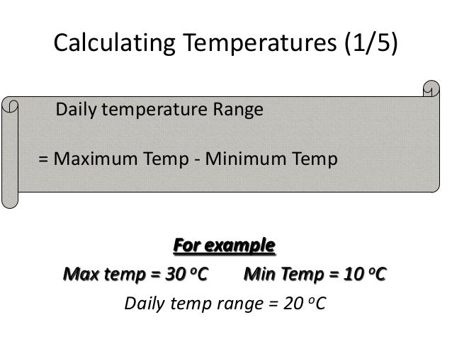 Weather elements unit 15