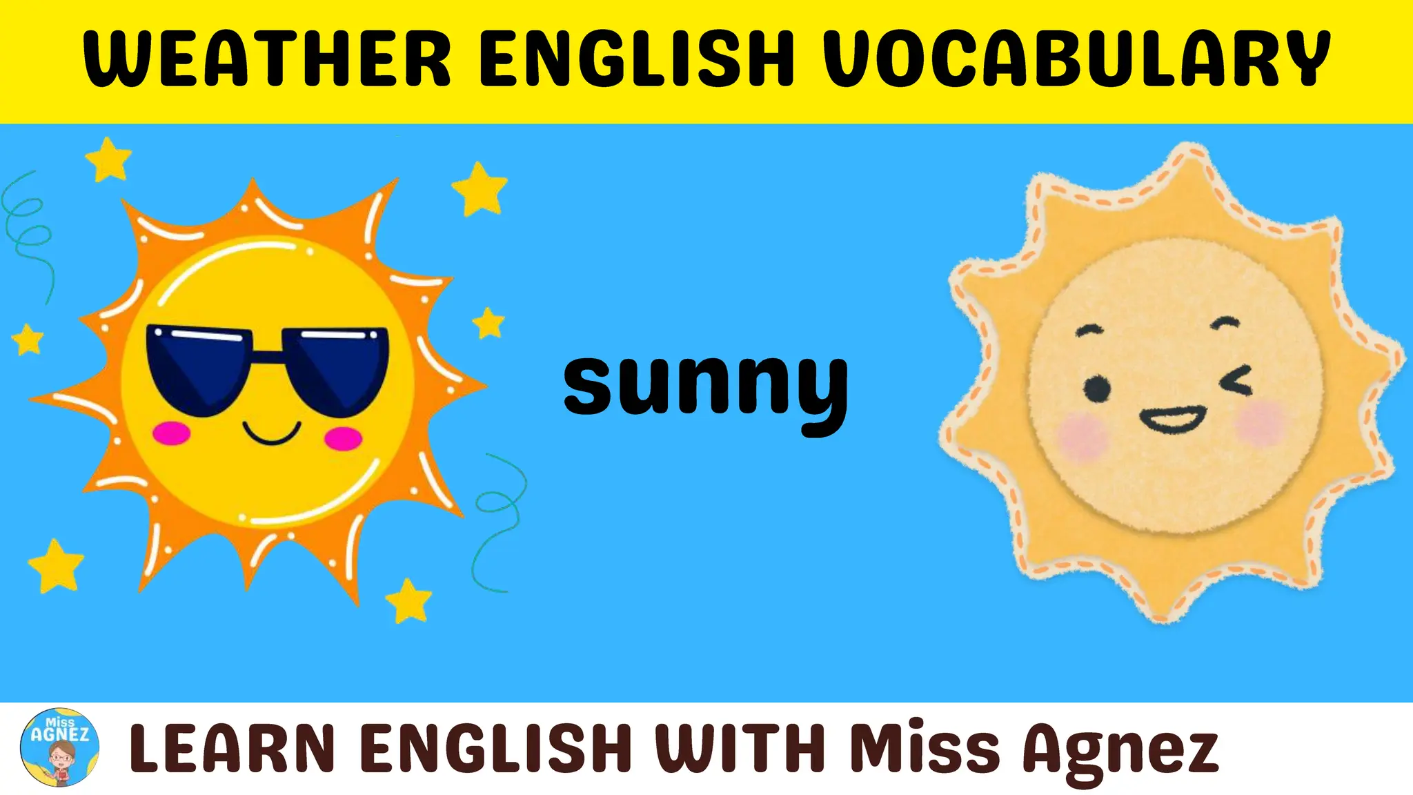 Weather Vocabulary with Picture Animations and Sentence Samples | Fun ...