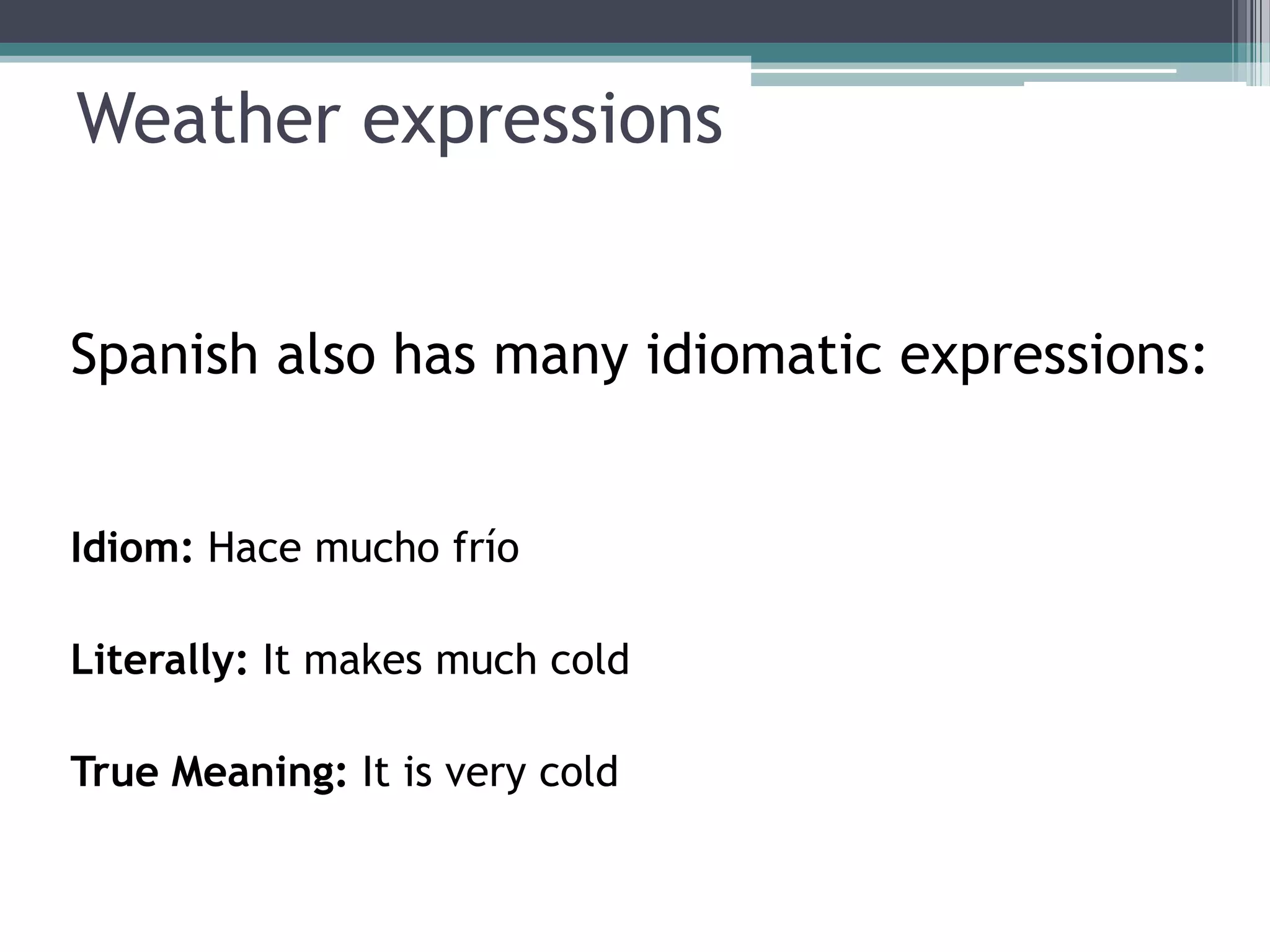 Weather expressions | PPTX | Weather | Science