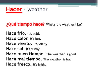 Weather expressions | PPTX