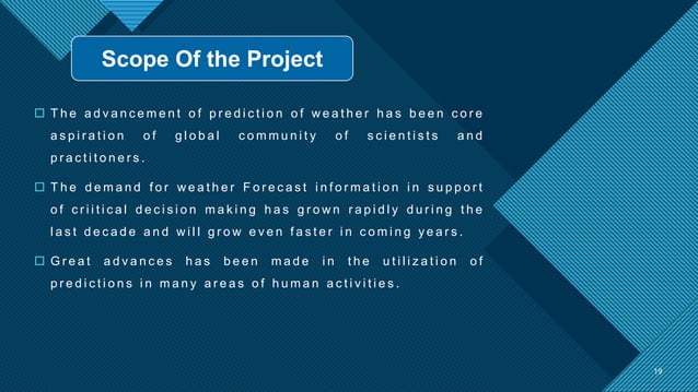Weather forcasting.pptx | Databases | Computer Software and Applications