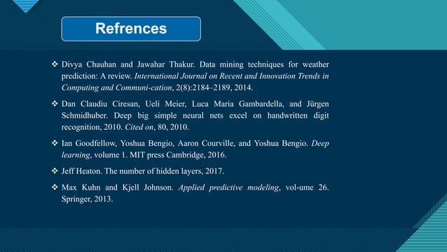Weather forcasting.pptx | Databases | Computer Software and Applications