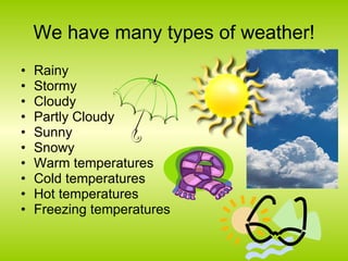 Weather, forcasts and seasons | PPT