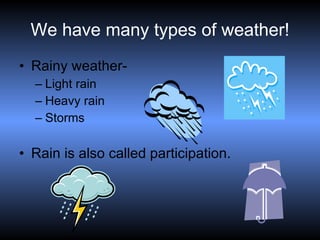 Weather, forcasts and seasons | PPT