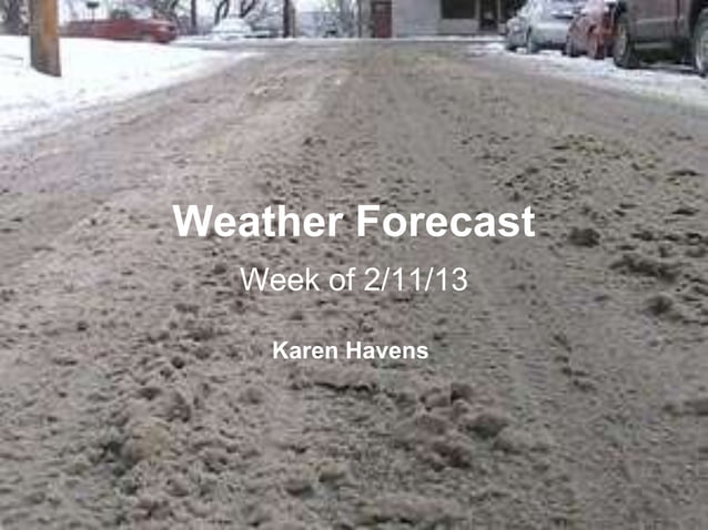 Weather forecast | PPT