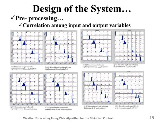 Weather Forecasting using Deep Learning A lgorithm for the Ethiopian Context | PPTX
