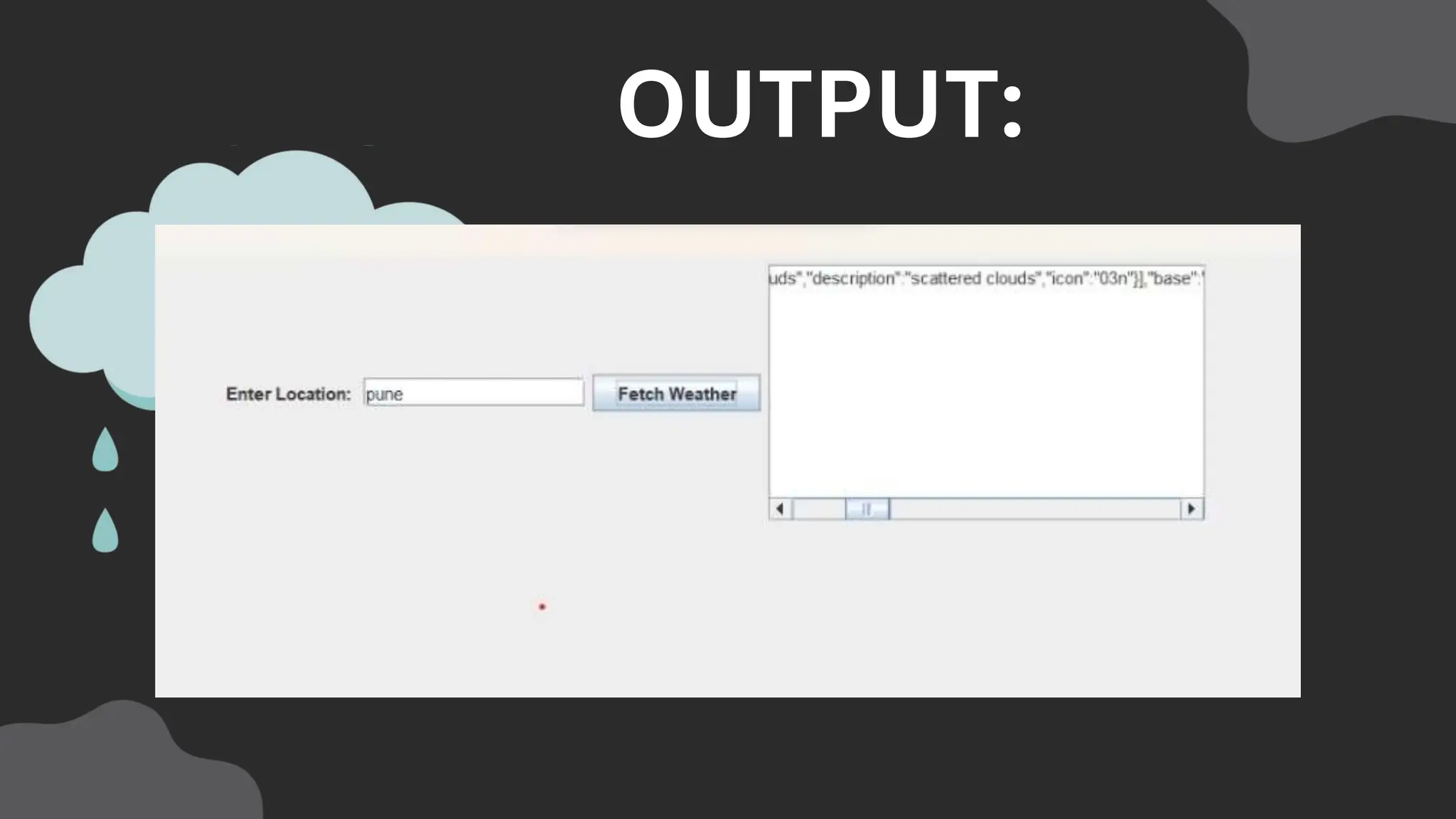 WEATHER FORECAST Applet engineering subject.pptx