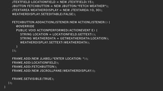 WEATHER FORECAST Applet engineering subject.pptx