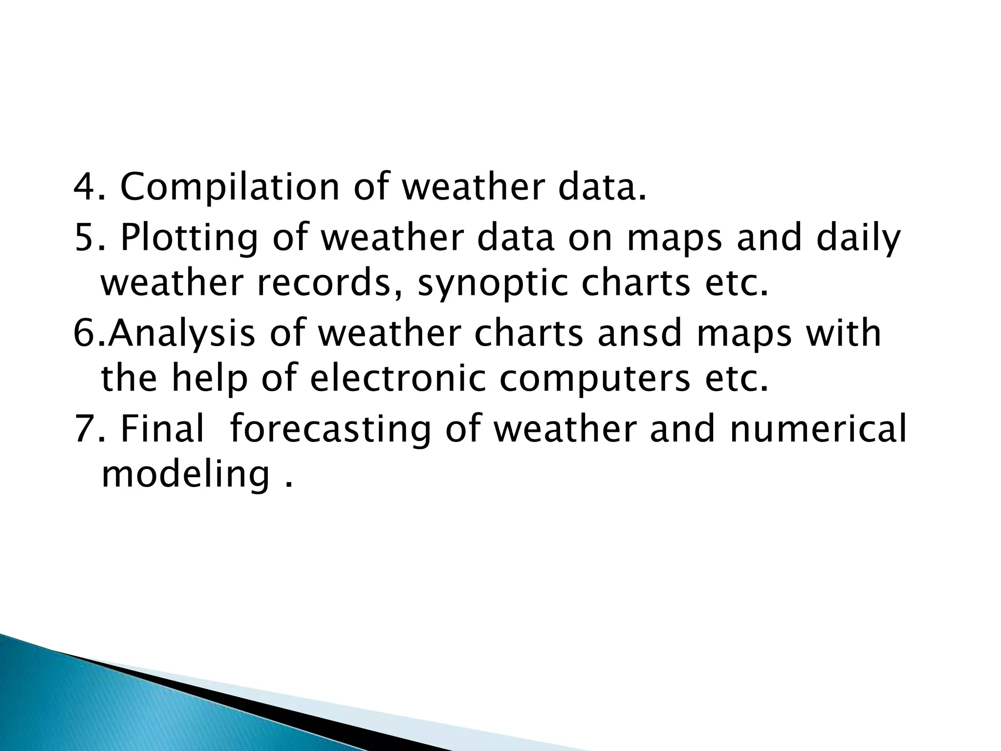 Weather forecasting | PPTX