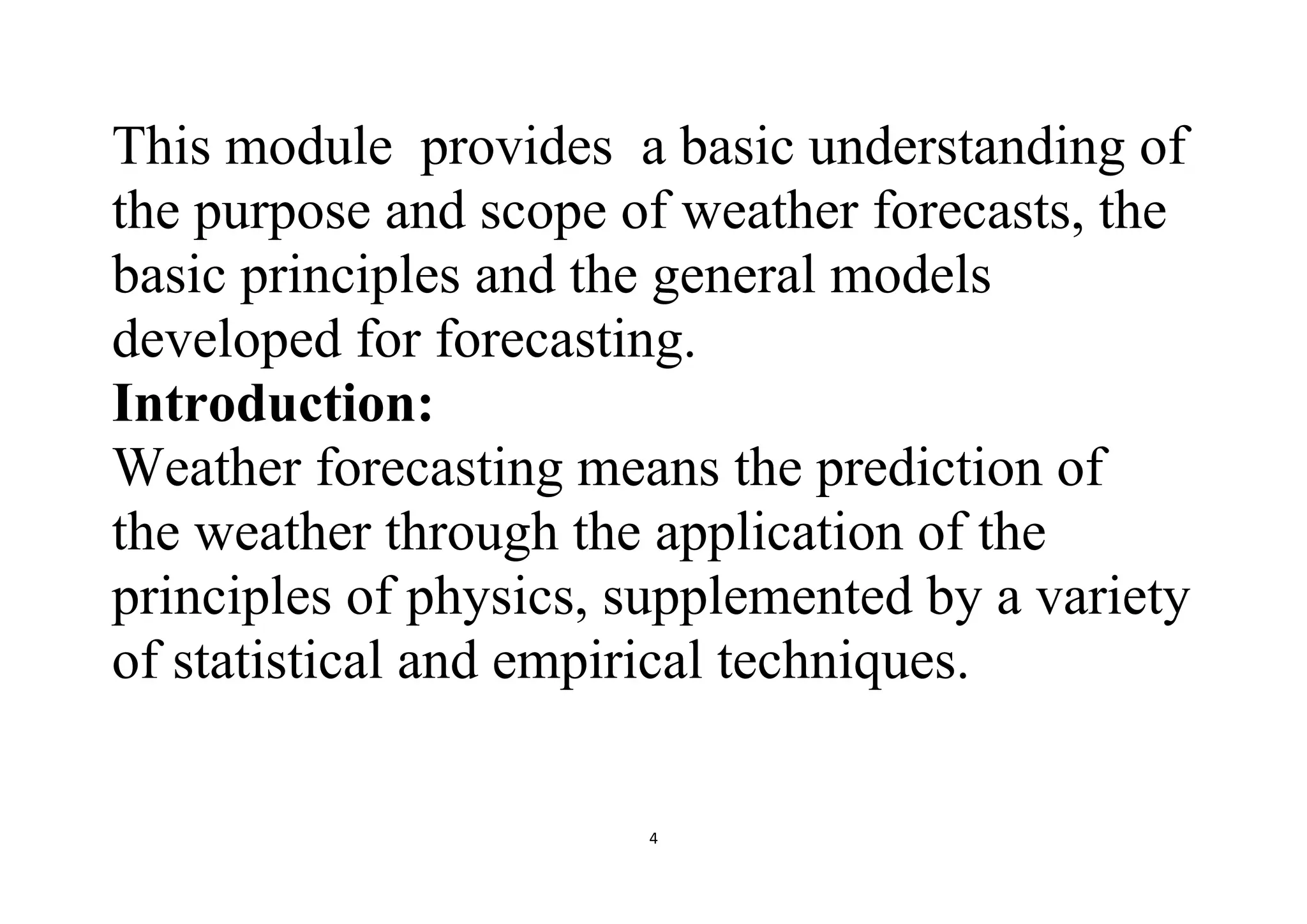 Weather forecasting | PDF