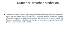 Weather forecasting | PPTX