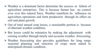 Weather forecasting | PPTX
