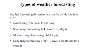 Weather forecasting | PPTX