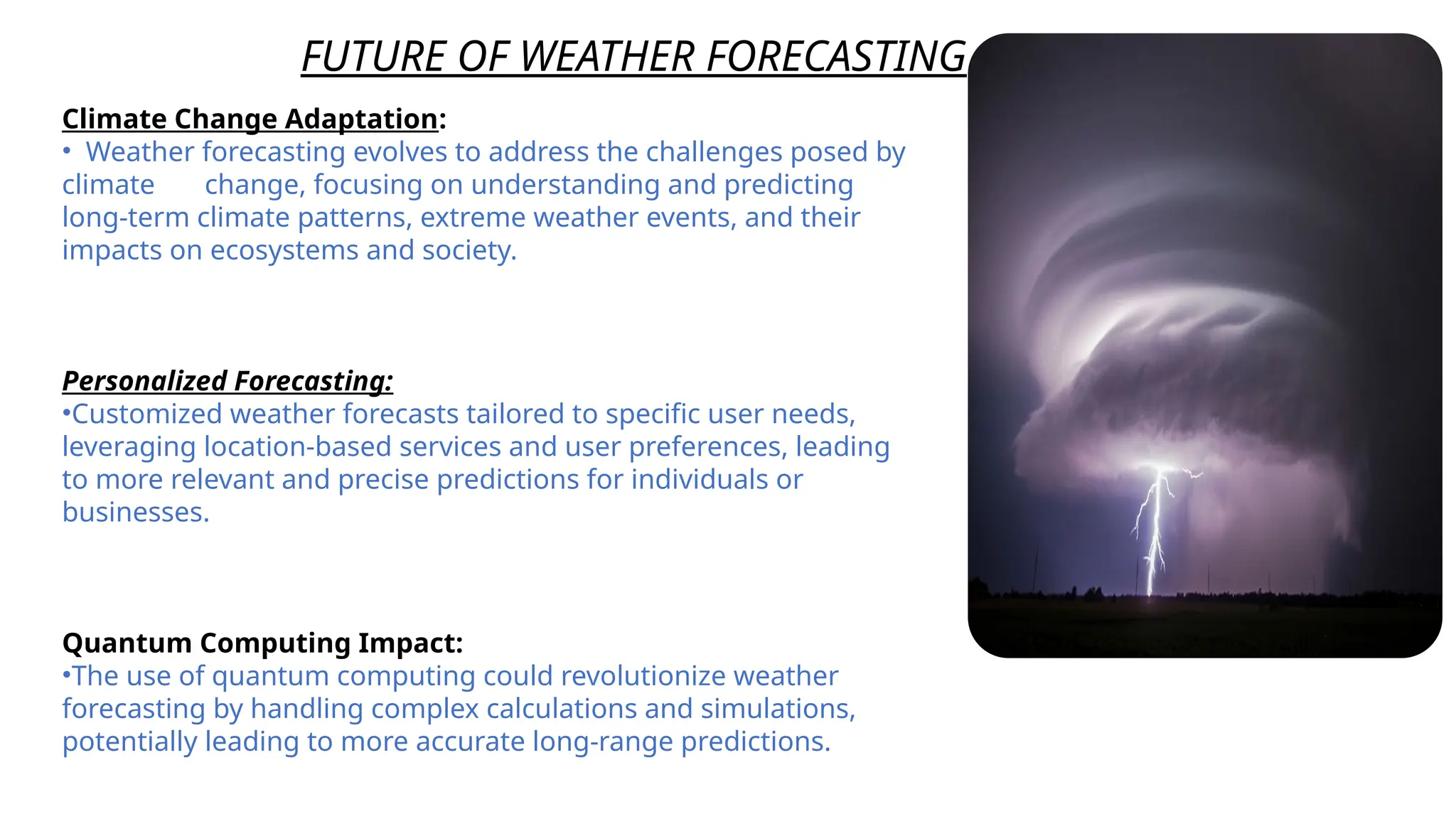 WEATHER FORECAST PROJECT for CSE students | PPT