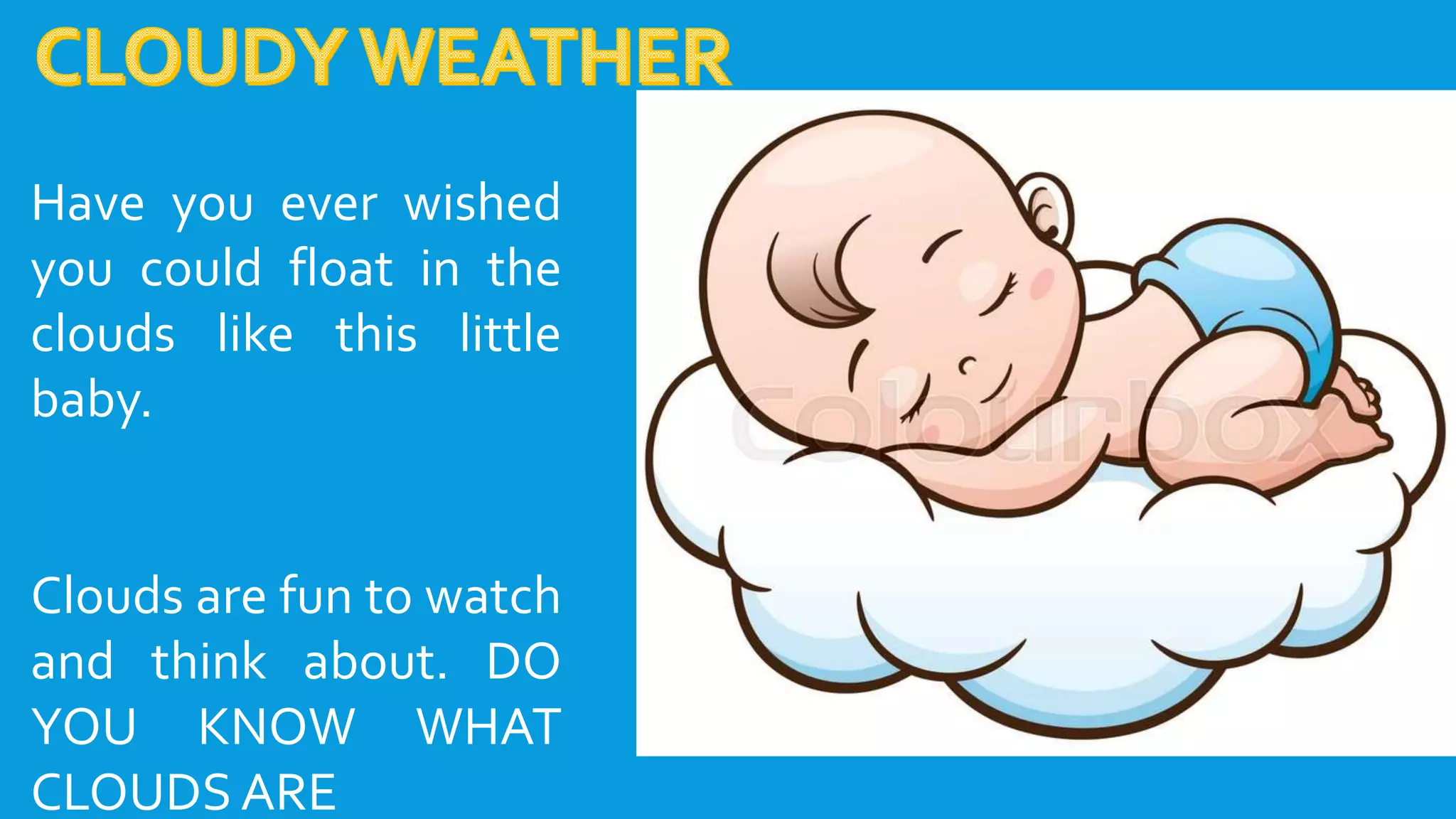 Weather for preschoolers | PPTX