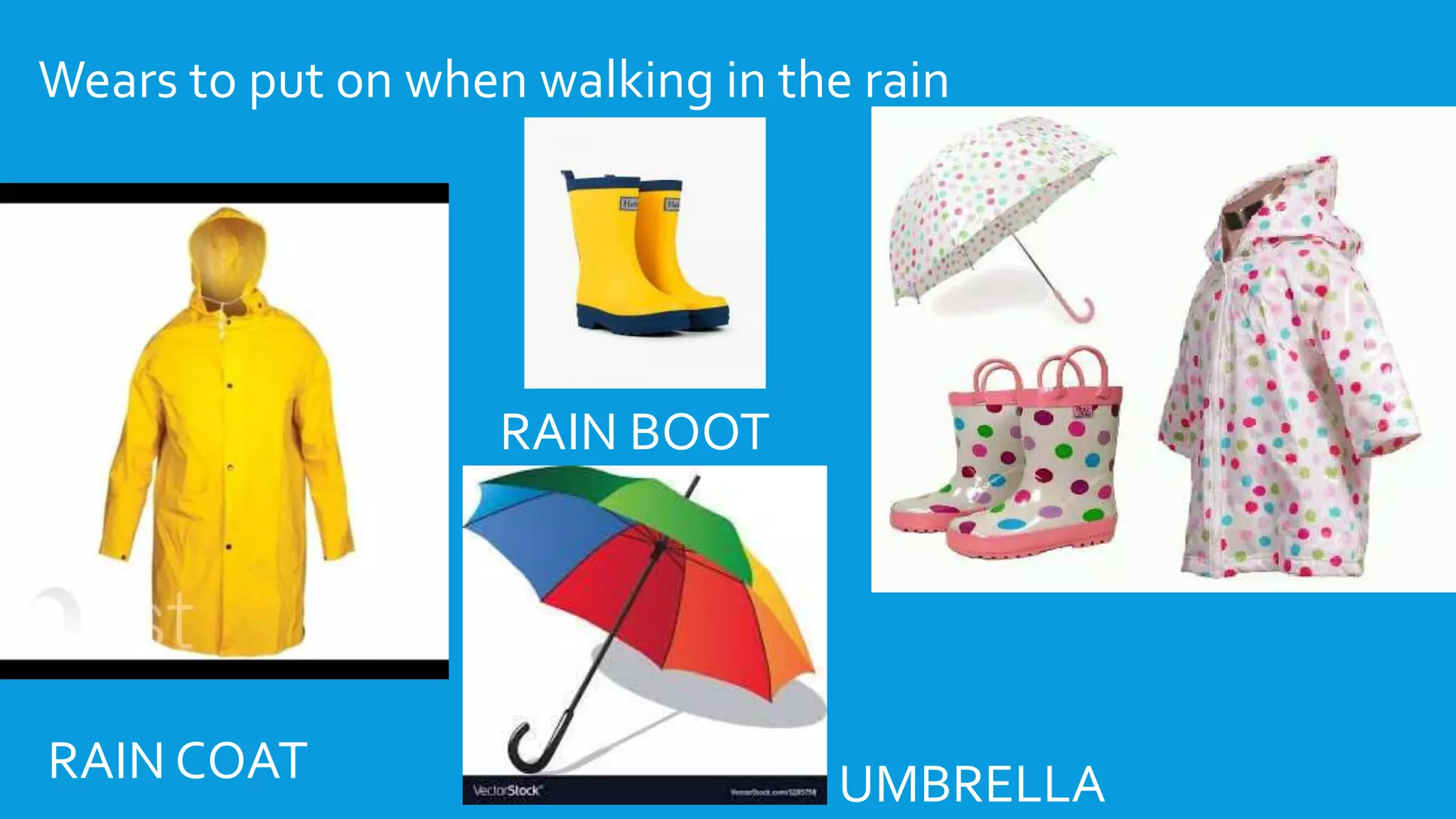 Weather for preschoolers | PPTX