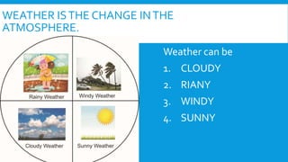 Weather for preschoolers | PPTX