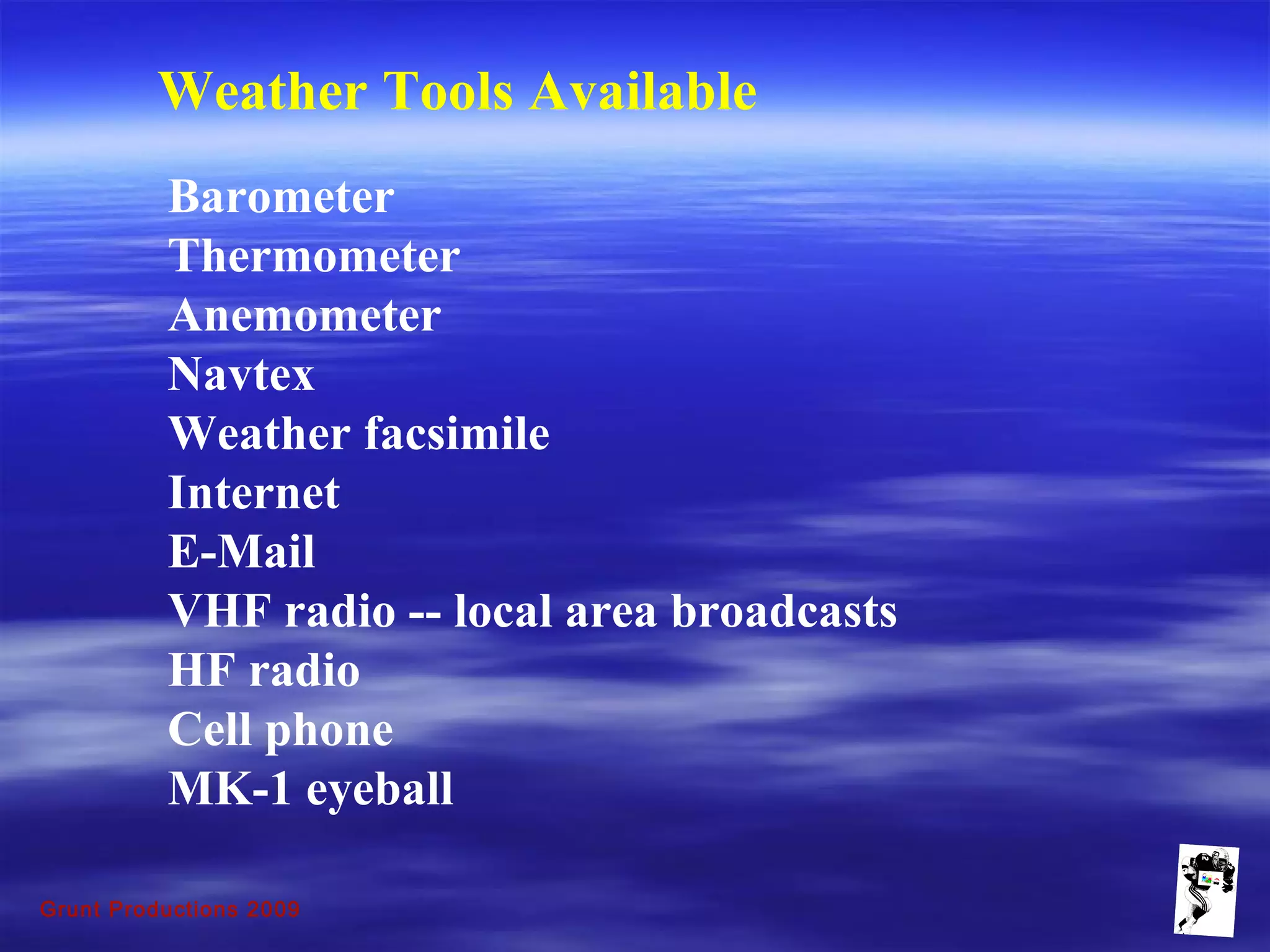 Weather for the mariner lrg | PPT