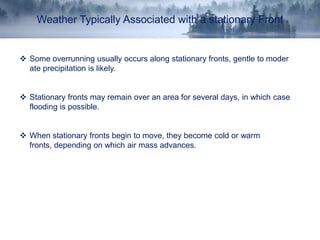 Weather fronts | PPTX