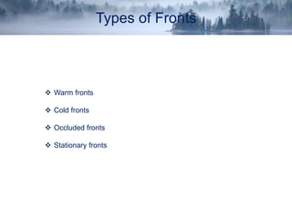 Weather fronts | PPTX