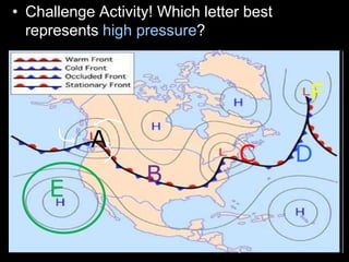 Weather Fronts, Weather and Climate Lesson PowerPoint, Warm Front, Cold ...