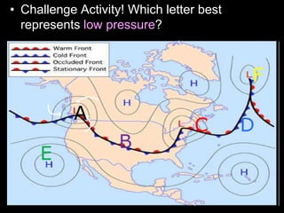Weather Fronts, Weather and Climate Lesson PowerPoint, Warm Front, Cold ...