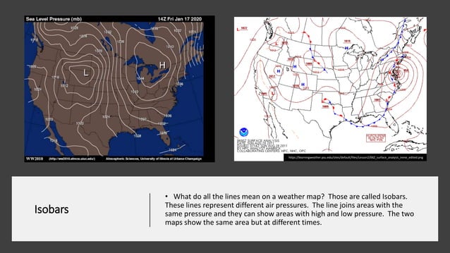 Weather fronts, maps and symbols 6.4 | PPTX