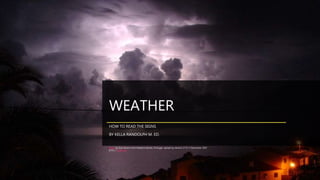 Weather how to read the weather maps 6.3 | PPT