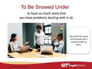 Canadian Idioms - Weather Idioms | PPTX