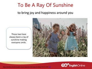 Canadian Idioms - Weather Idioms | PPTX