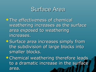 Weathering/EPCC/LM5 | PPT | Chemistry | Science