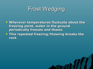 Ice Wedging Definition