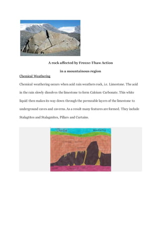 Weathering and Erosion | DOCX